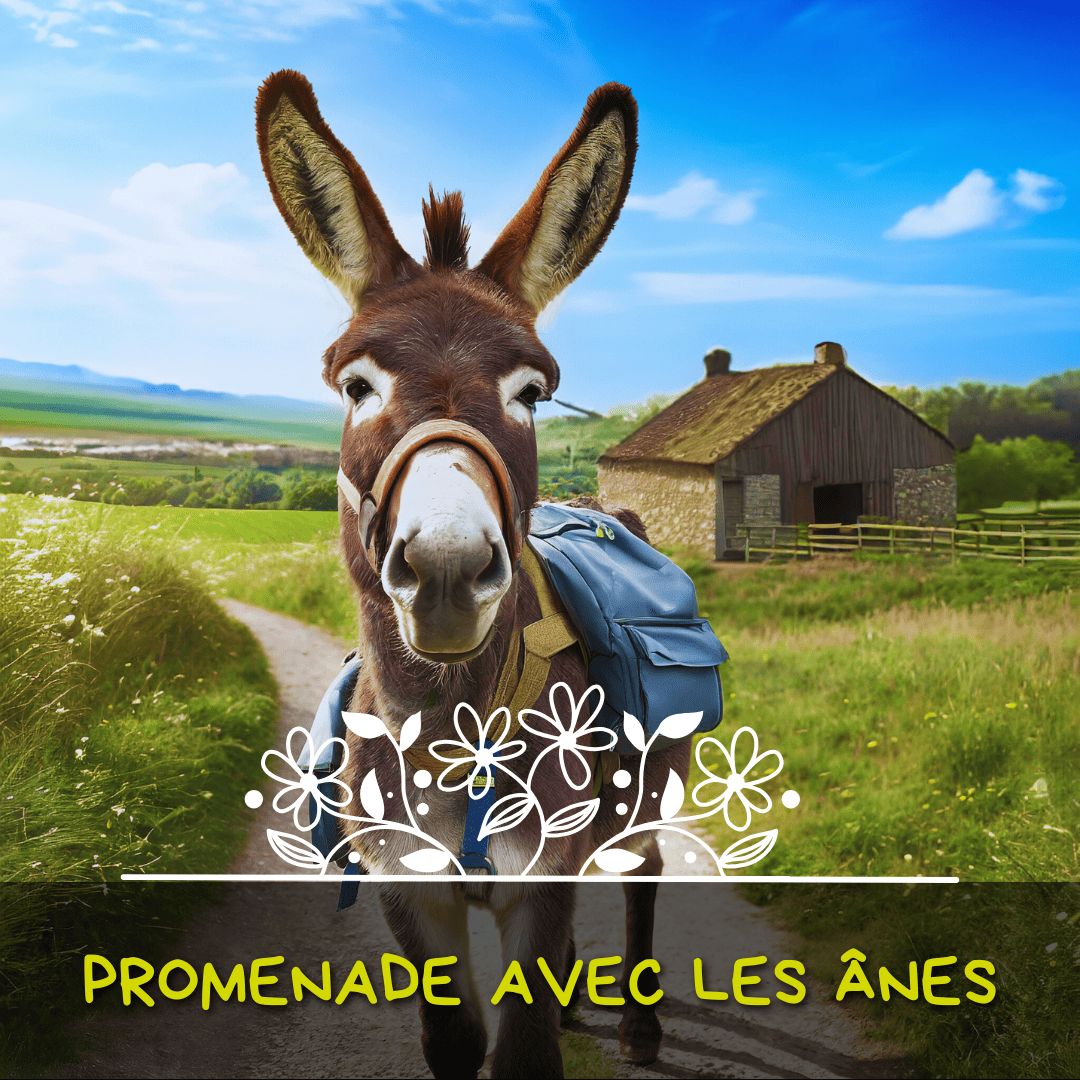 Promenade avec les ânes - Mag'CentreMagcentre