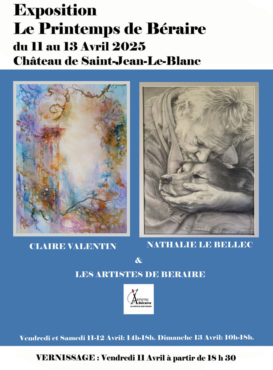 Exposition de Peinture « Le Printemps de Béraire », du 11 au 13 Avril ...