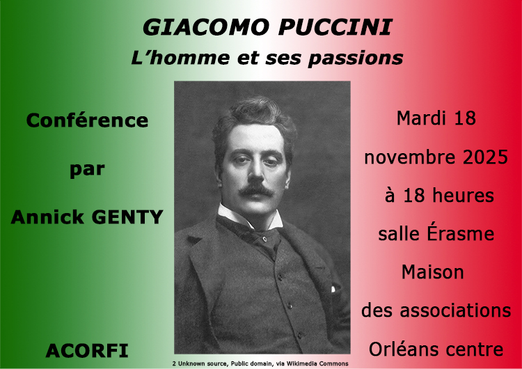 Giacomo PUCCINI, l'homme et ses passions - Mag'CentreMagcentre